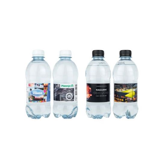 Water bottle with own logo 0,35L - Made in FInland - sunglobe.net